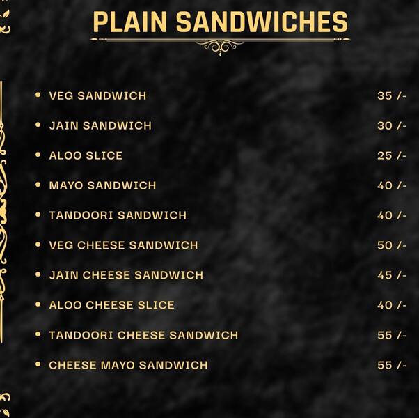 Menu of The Sandwich Hub, Nalasopara, Mumbai