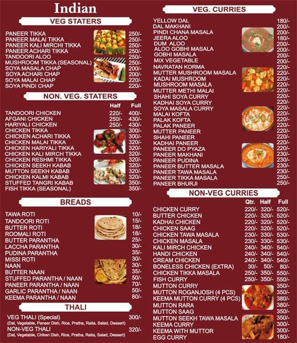 Royal Spice Restaurant a Noida: Foto del Menu con Prezzi - Zomato
