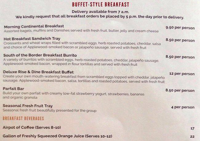 Carta del restaurante Hungry's, Houston, Memorial Dr