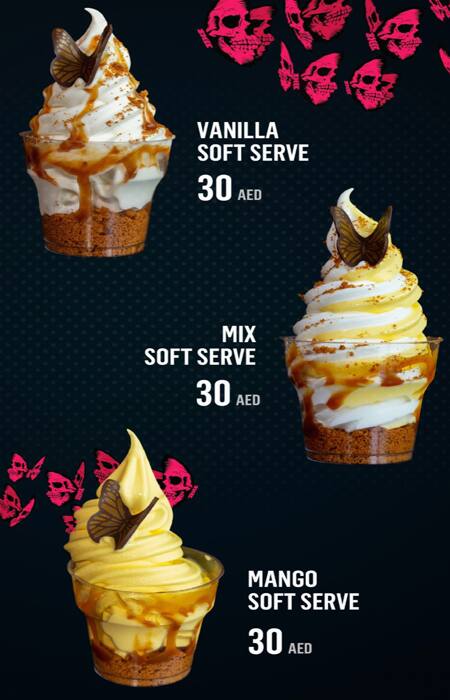 Menu at London Slide cafe, Dubai, EA001