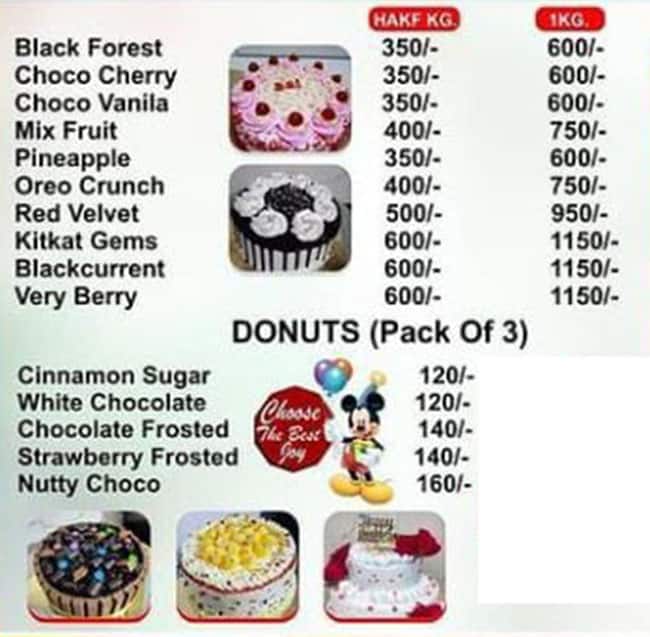 Menu of Leela's Kitchen, Near Andheri East Station, Mumbai