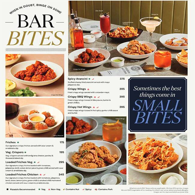 Menu of PizzaExpress, Powai, Mumbai