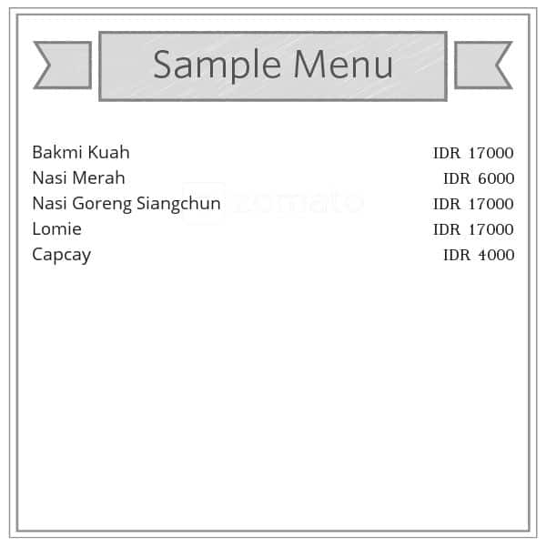 Menu at RM Vegetarian Kharisma restaurant, West Jakarta, Jl. HJ SENIN ...