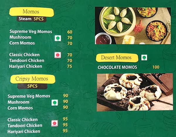 Menu of Simple Momos, Madipakkam, Chennai
