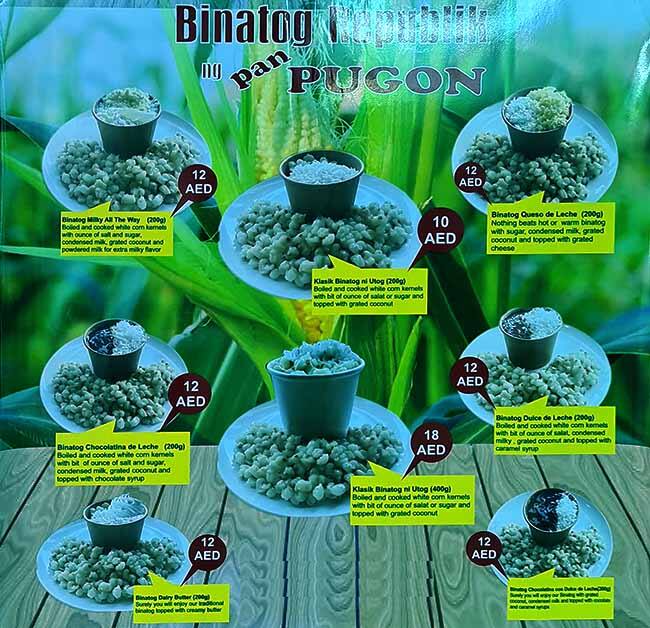 Menu at Pugon cafe, Dubai, 16 25 Street