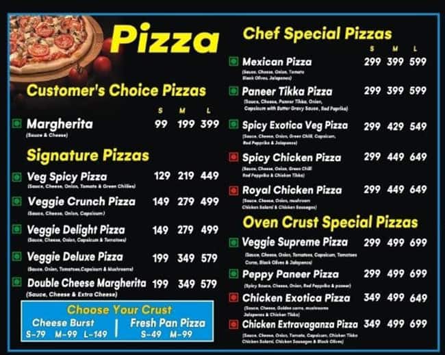 Menu of Chop N Stix, Burari, New Delhi