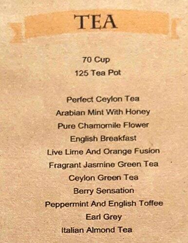 Menu at Earth Kitchen cafe, Taguig, U205