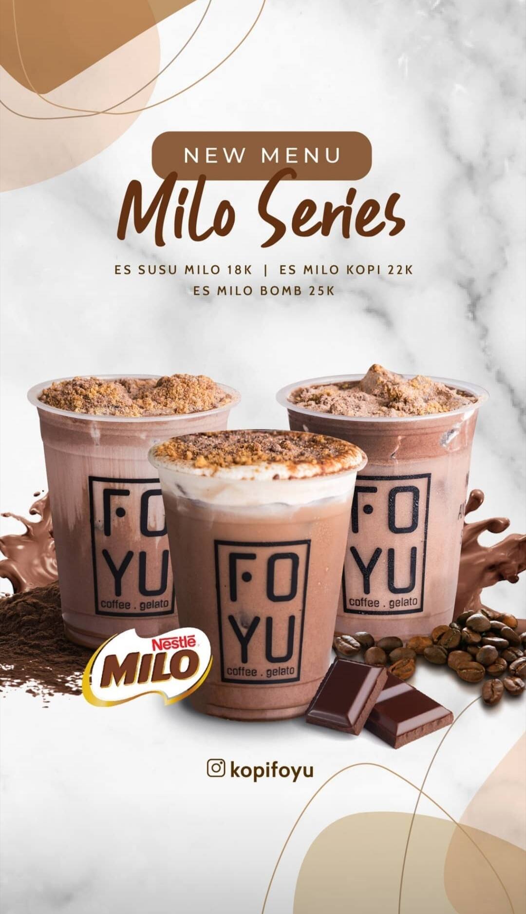 Menu at Foyu Coffee & Gelato desserts, Jakarta, Jl. Tanjung Duren Utara ...