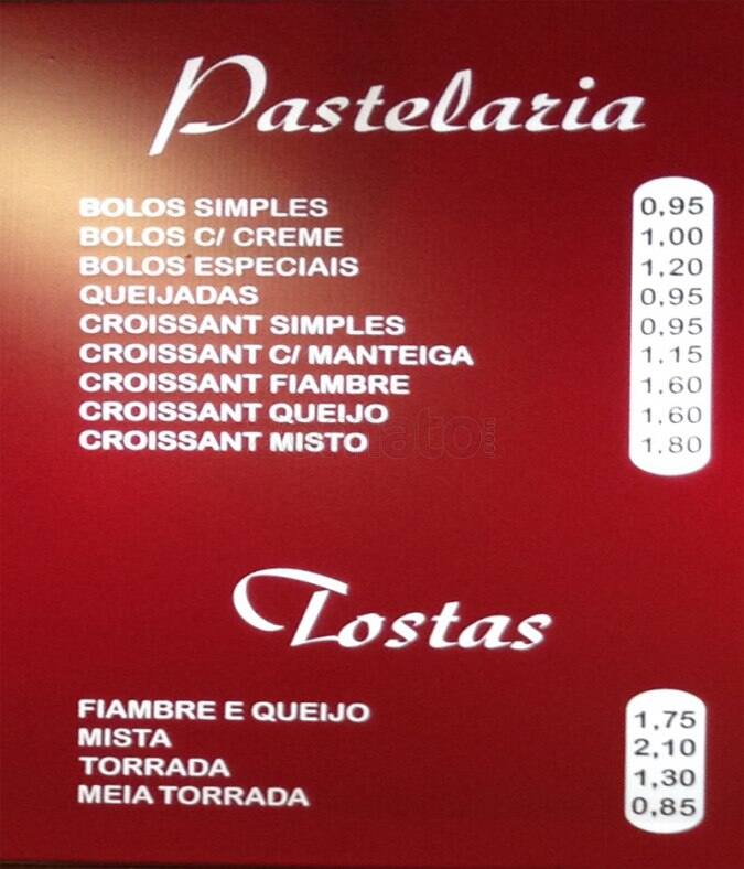 Pastelaria Anita Menu, Menu de Pastelaria Anita, Saldanha, Lisboa ...