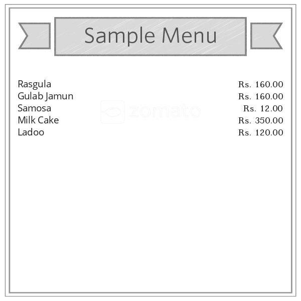 Menu at Pawan Dairy And Sweets, Chandigarh, Near Bus Stand, Hospital Road