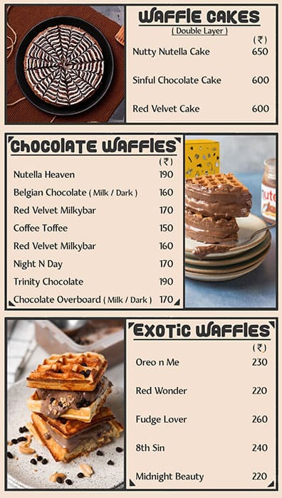 Menu at Tea Junction (New Alipore), Kolkata, 7