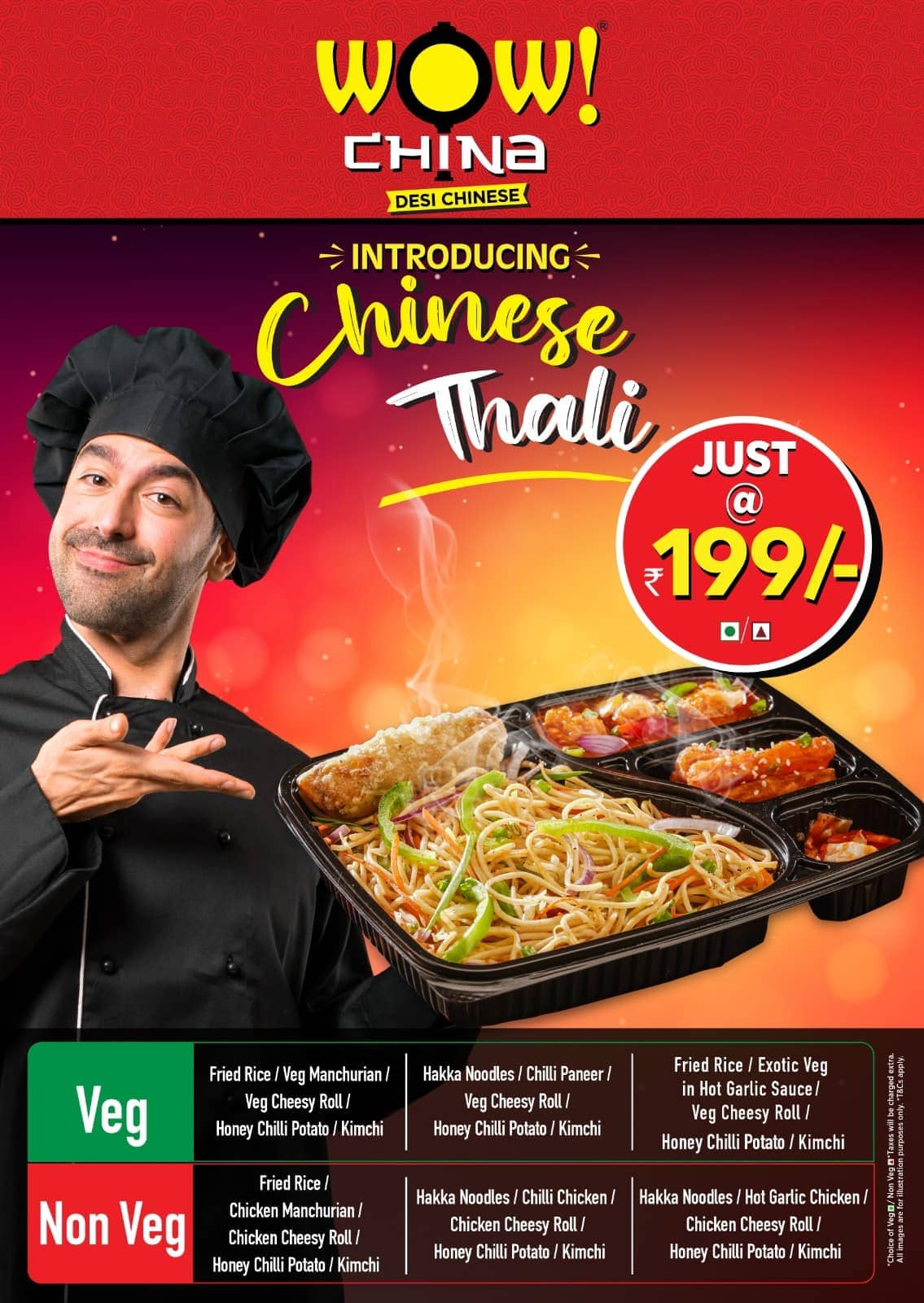 Menu of WOW! China, Anna Nagar East, Chennai