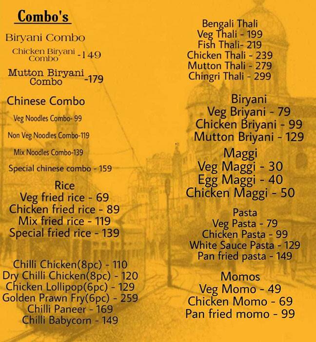 Menu of # Kolkata Cafe And Kitchen, Ruby Hospital Area, Kolkata