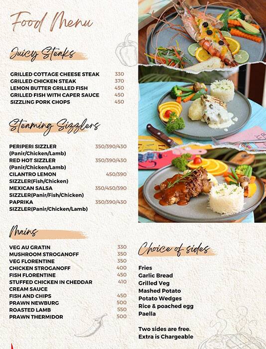 Menu of Hatari Grill'z, Southern Avenue, Kolkata