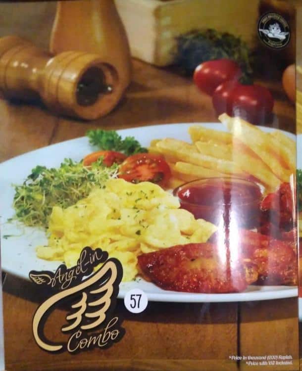 Menu at Angel in-us Coffee cafe, Jakarta, Jl. Raya Cilandak Kko No.53