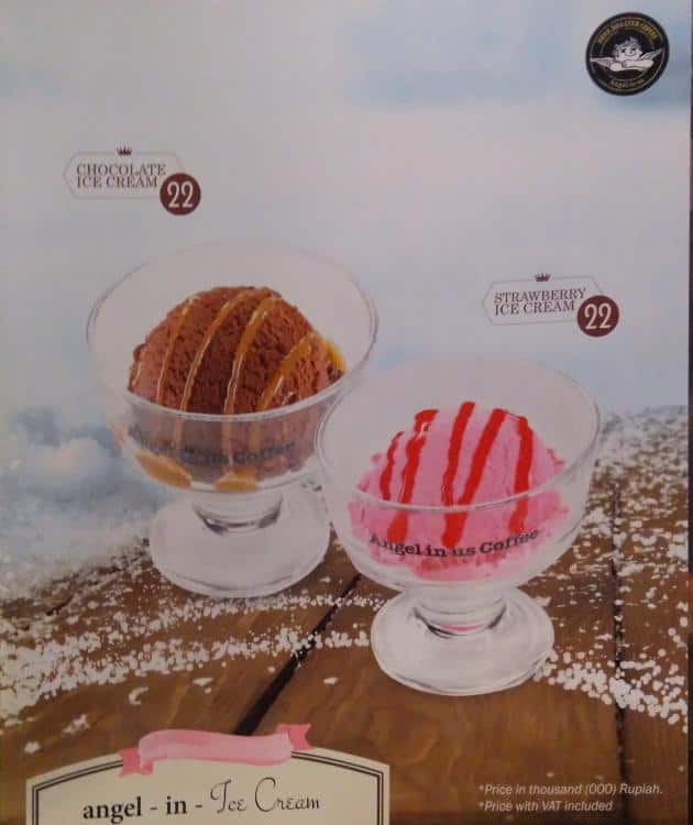 Menu at Angel in-us Coffee cafe, Jakarta, Jl. Raya Cilandak Kko No.53