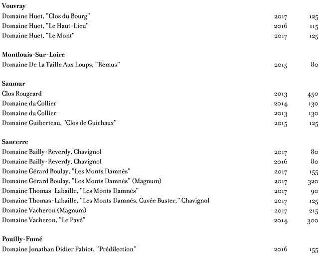 Menu at Per Se restaurant, West New York