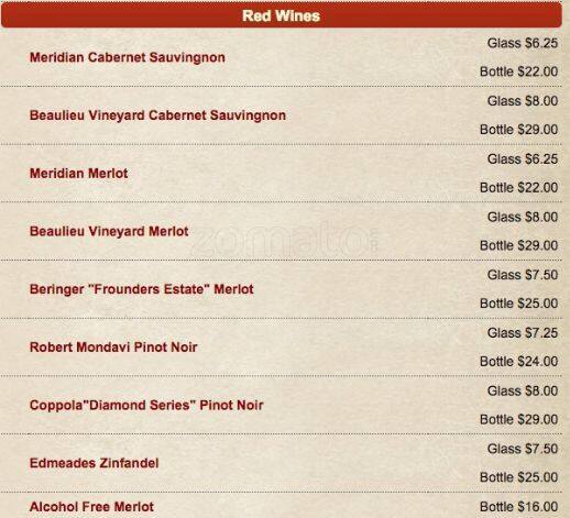 Menu at Chef's Experience China Bistro restaurant, Hayward