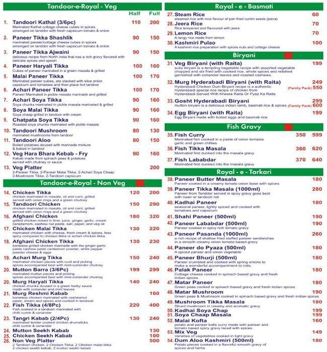 Chef's Choice Menu, Menu for Chef's Choice, Sector 20, Dwarka, New ...