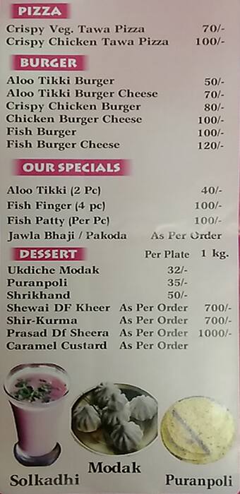 Menu of Mom's Magic Kitchen, Khopat, Thane West, Thane