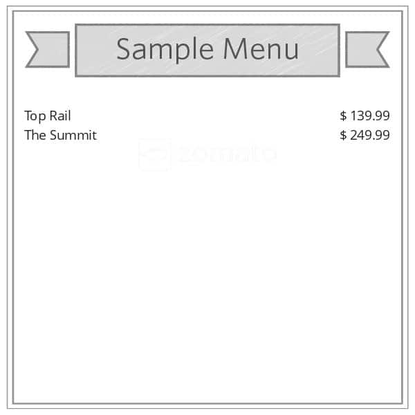 Menu at Australian Outback Spectacular, Gold Coast