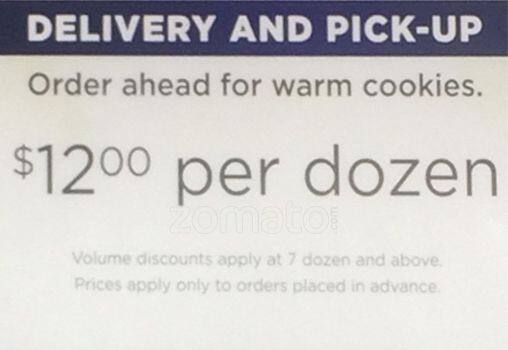 Menu at Tiff's Treats Cookie Delivery desserts, Richardson