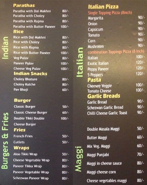 Veg Bites Menu, Menu for Veg Bites, Vijay Nagar, Indore - Zomato