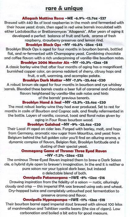 Menu at Good Dog Bar, Philadelphia