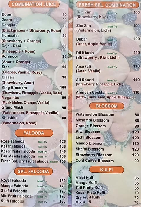 Menu at The Juicy Grill, Mumbai
