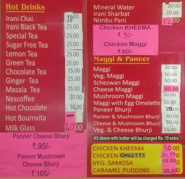 Cafe India Menu, Menu for Cafe India, Kondhwa, Pune - Zomato