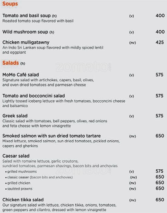 Menu at Pool Bar - Courtyard By Marriot, Mumbai