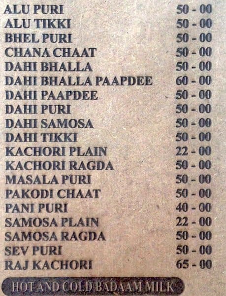 Kartik's Mithai Shoppe Menu - Zomato