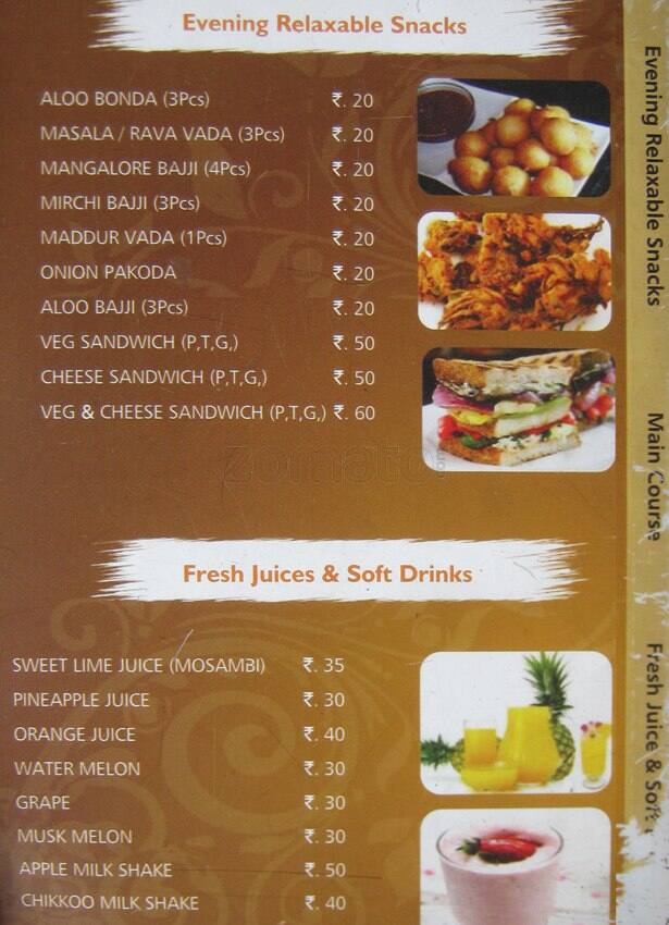 Menu at Hotel Green Leaf, Bengaluru, XM54+M73