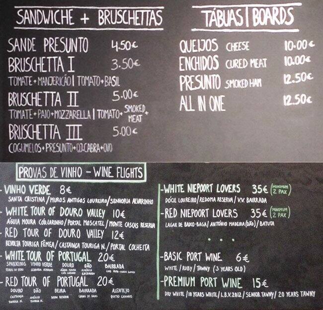 Vinoteca Copo e Alma Menu, Menu de Vinoteca Copo e Alma, Ribeira, Porto ...