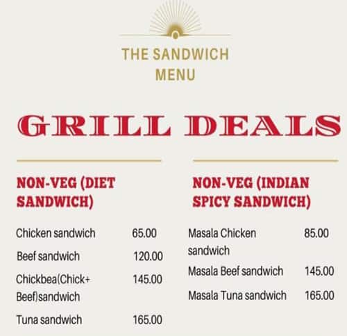 Menu of Bulls Kitchen, Virugambakkam, Chennai