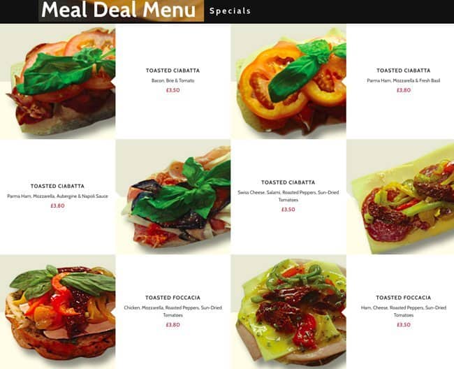 Menu at Luncheonette London restaurant, London, 47 Borough High St