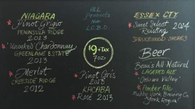 Menu at Corks & Platters Wine Bar, Toronto