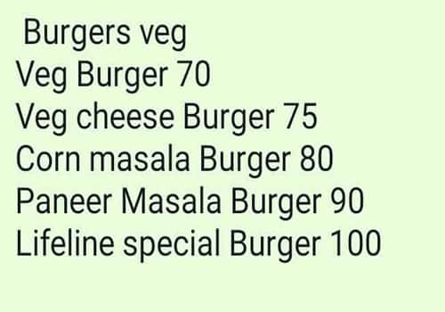 Menu of Cafe lifeline, Akurdi, Pune