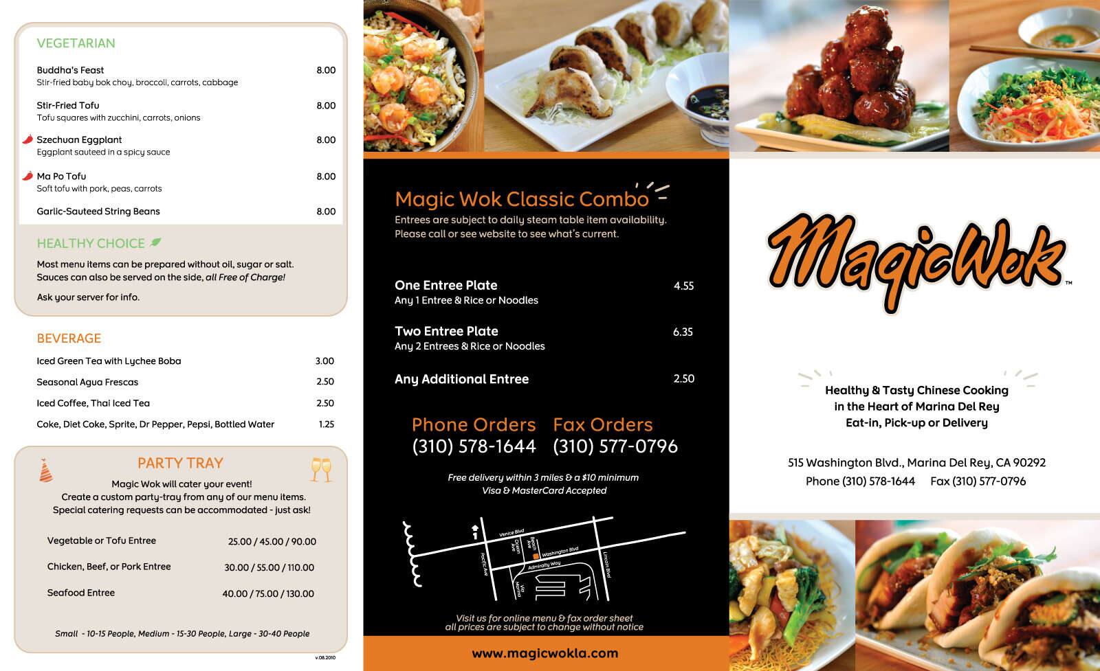 Magic Wok Express Menu, Menu for Magic Wok Express, Venice, Los Angeles ...