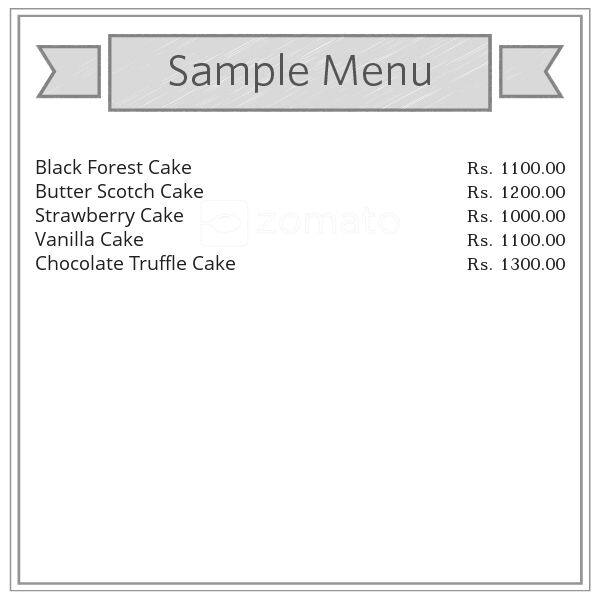 Menu of La Leurre Dips & Desserts, Sushant Lok, Gurgaon