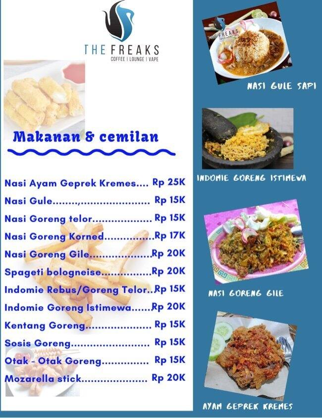 Menu at SeiMooky Sapi restaurant, Bekasi Regency