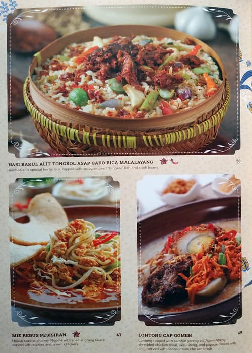 Menu at Remboelan restaurant, South Tangerang, Bintaro Jaya Xchange ...
