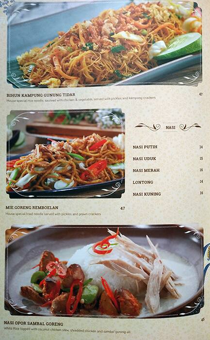 Menu at Remboelan restaurant, South Tangerang, Bintaro Jaya Xchange ...