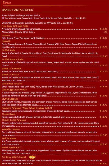 Menu at The Big Cheese of Miami desserts, Miami