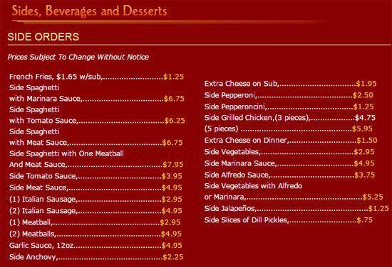 Menu at The Big Cheese of Miami desserts, Miami