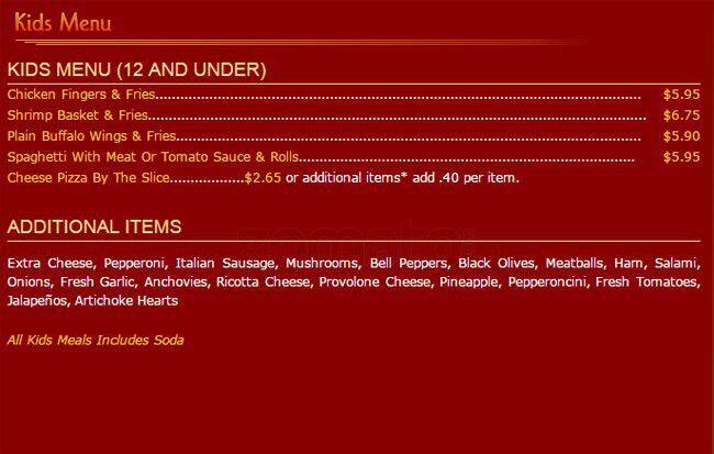 Menu at The Big Cheese of Miami desserts, Miami