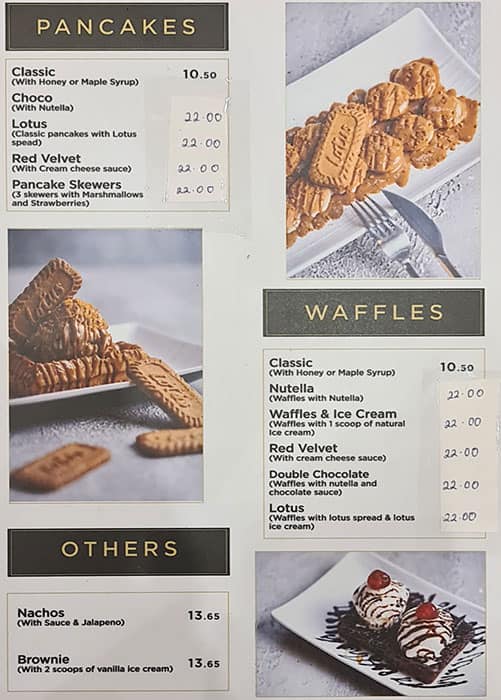 Menu at Keventers Milkshakes Sharjah City Centre cafe, Sharjah