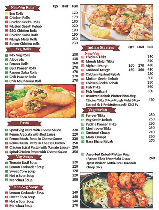 Menu of Wok This Way, Alpha 2, Greater Noida