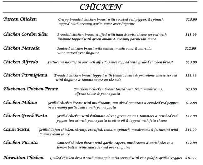 Menu at Pizza Shack pizzeria, Willis, 115 W Montgomery St