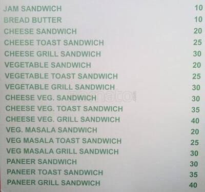 Menu at All In One, Navi Mumbai, 3X7X+GQW